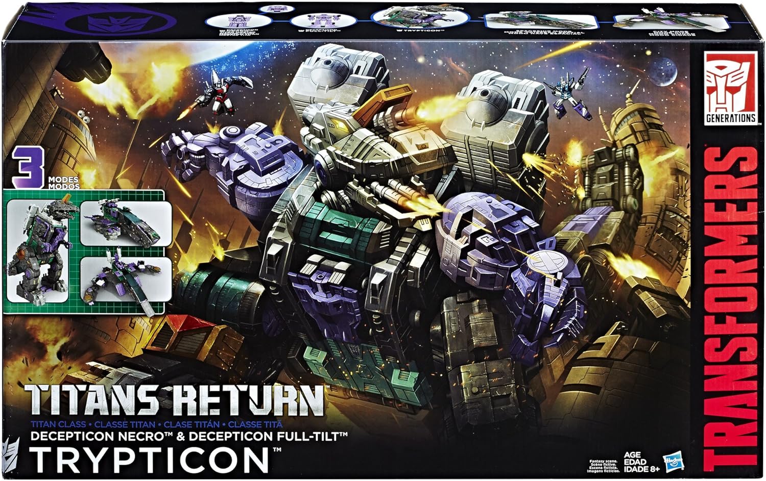 Transformers Generations - 2017 Titans Return - Titan Class - Tryptico ...