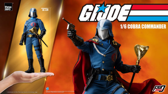 ThreeZero: G.I. Joe Cobra Commander - FigZero 1:6 Scale Action Figure ...