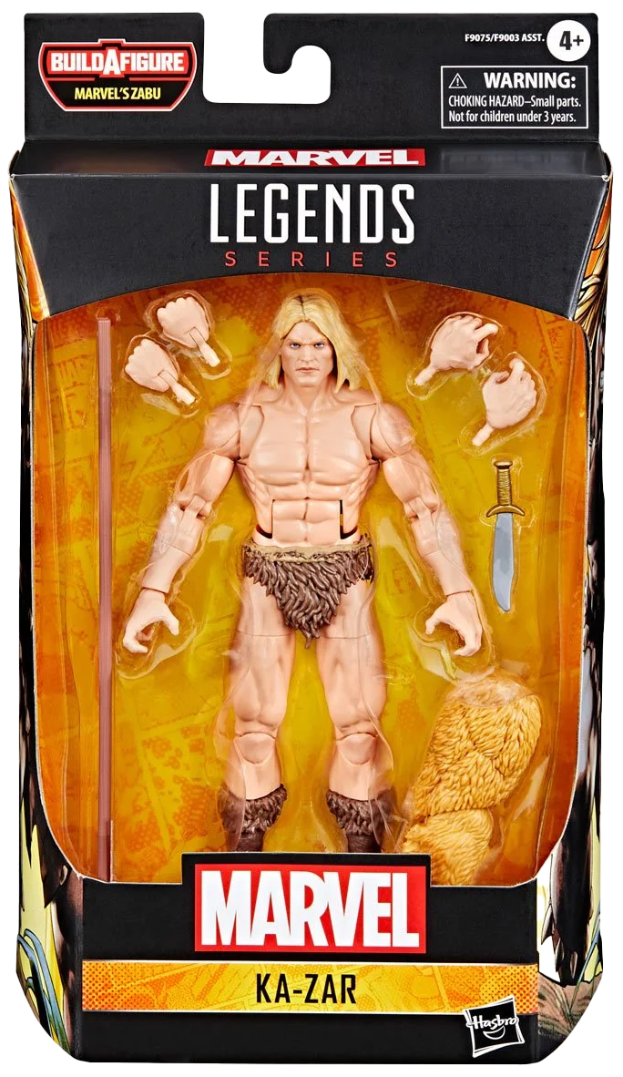 Marvel Legends Zabu Series Ka-Zar 6-Inch Action Figure – MyLostToy