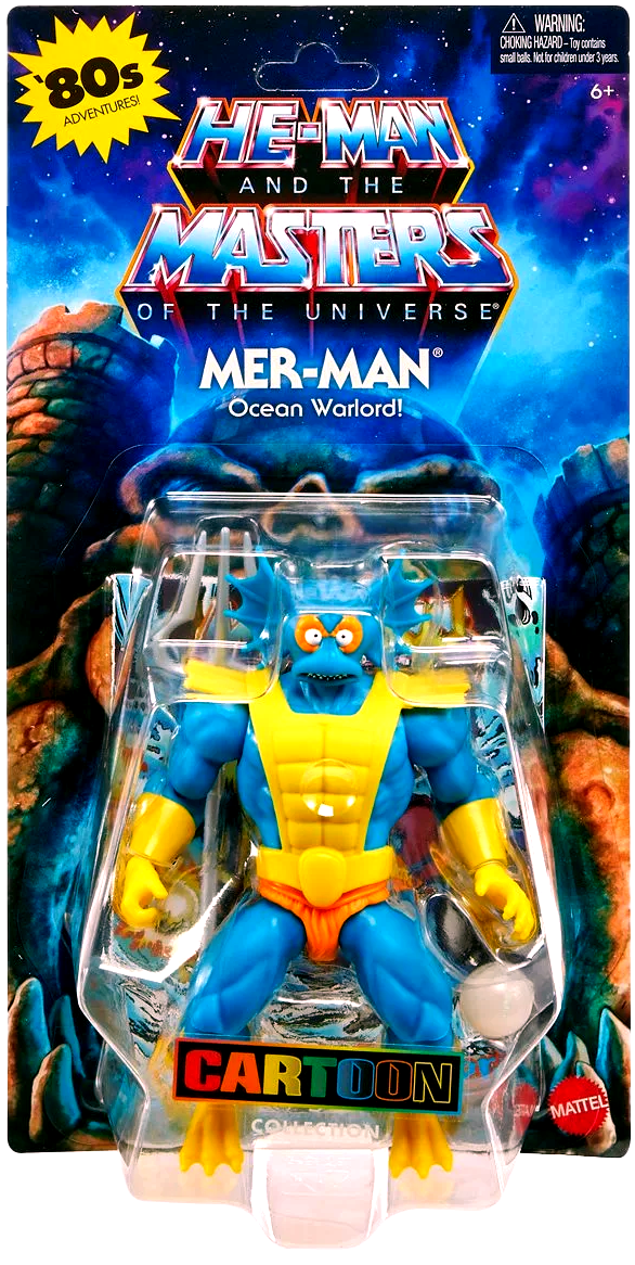 Masters of the Universe Origins Wave 18 Cartoon Collection Mer-Man Act ...