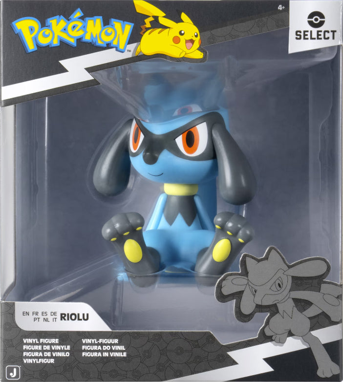 Jazwares - Pokemon - Series 4 - Riolu - 4 inch Vinyl Figure – MyLostToy