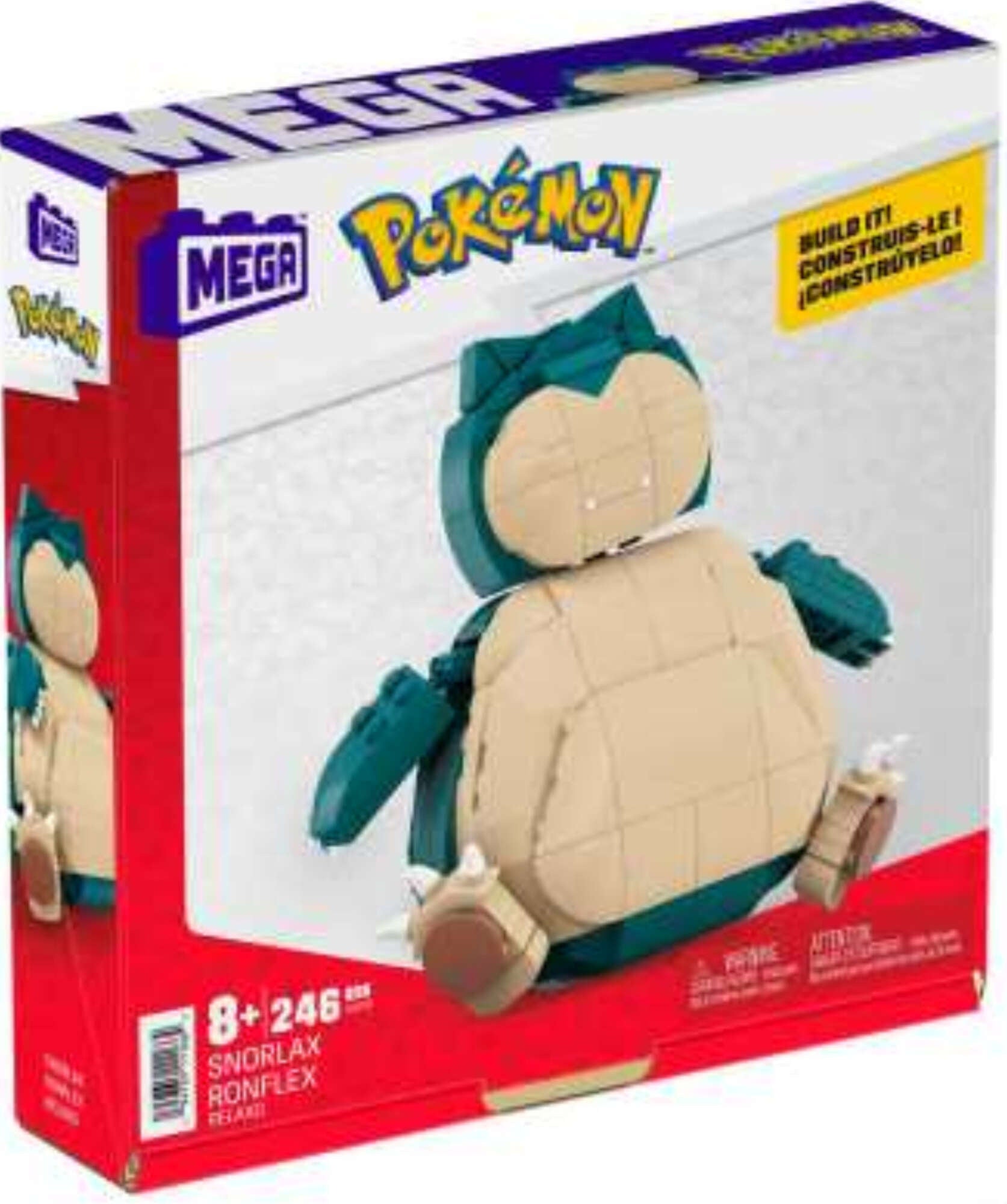 MEGA - Pokemon - Snorlax - Building Set - 246 Pcs – MyLostToy