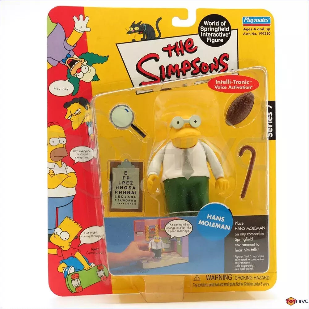 The Simpsons, Hans Moleman, World of Springfield Interactive Figure by ...